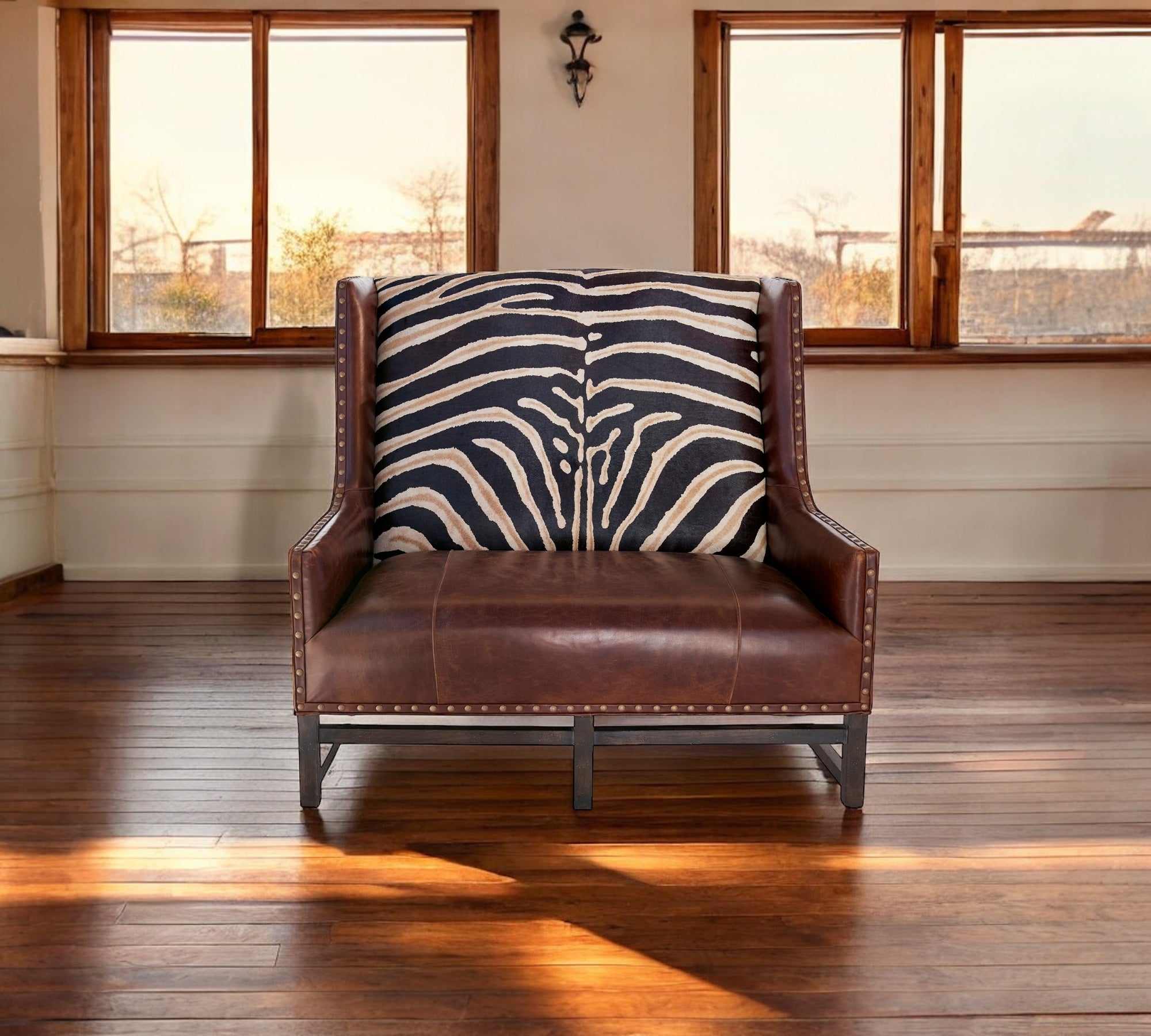 Zebra Bench – Hill Country Interiors