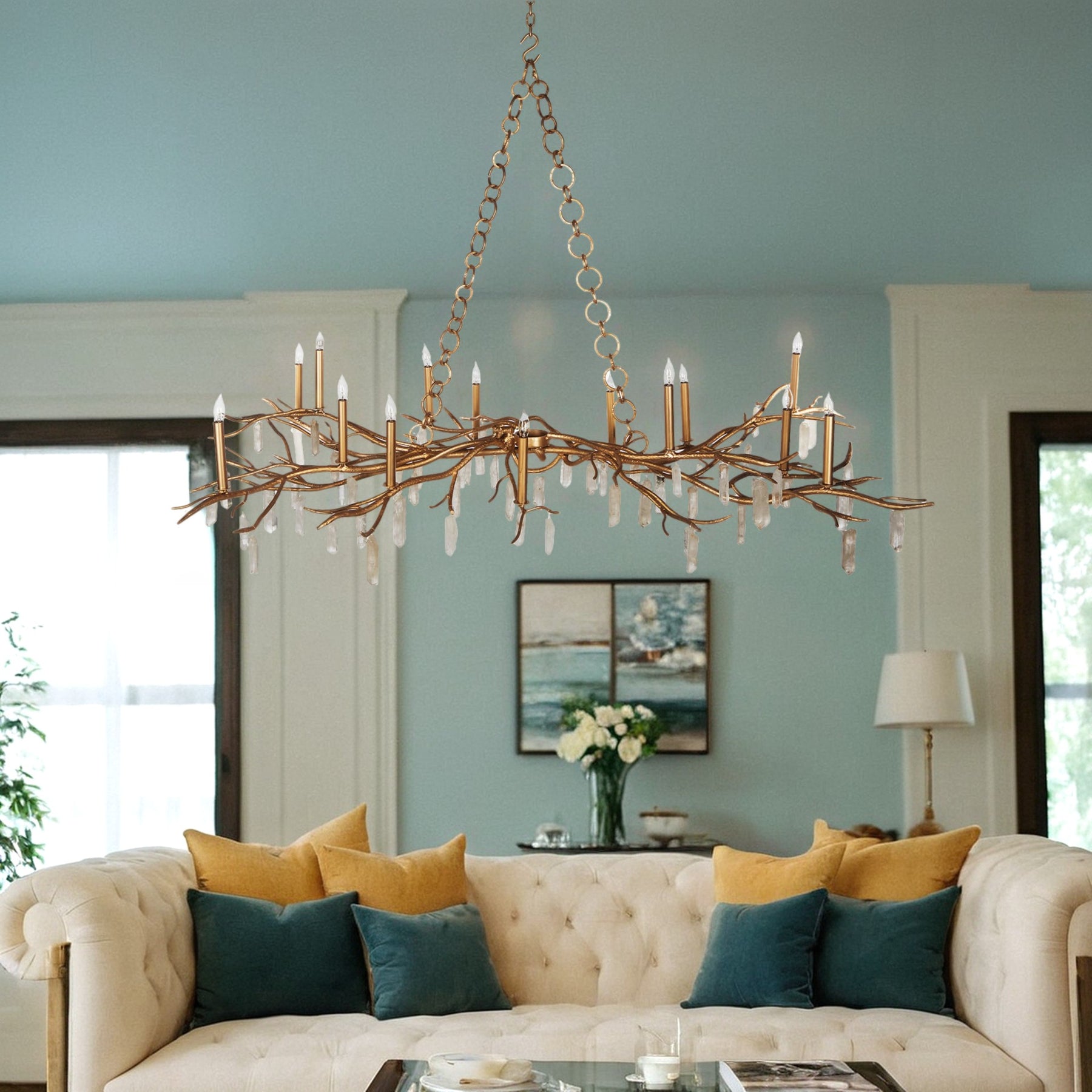 twig style ceiling lights