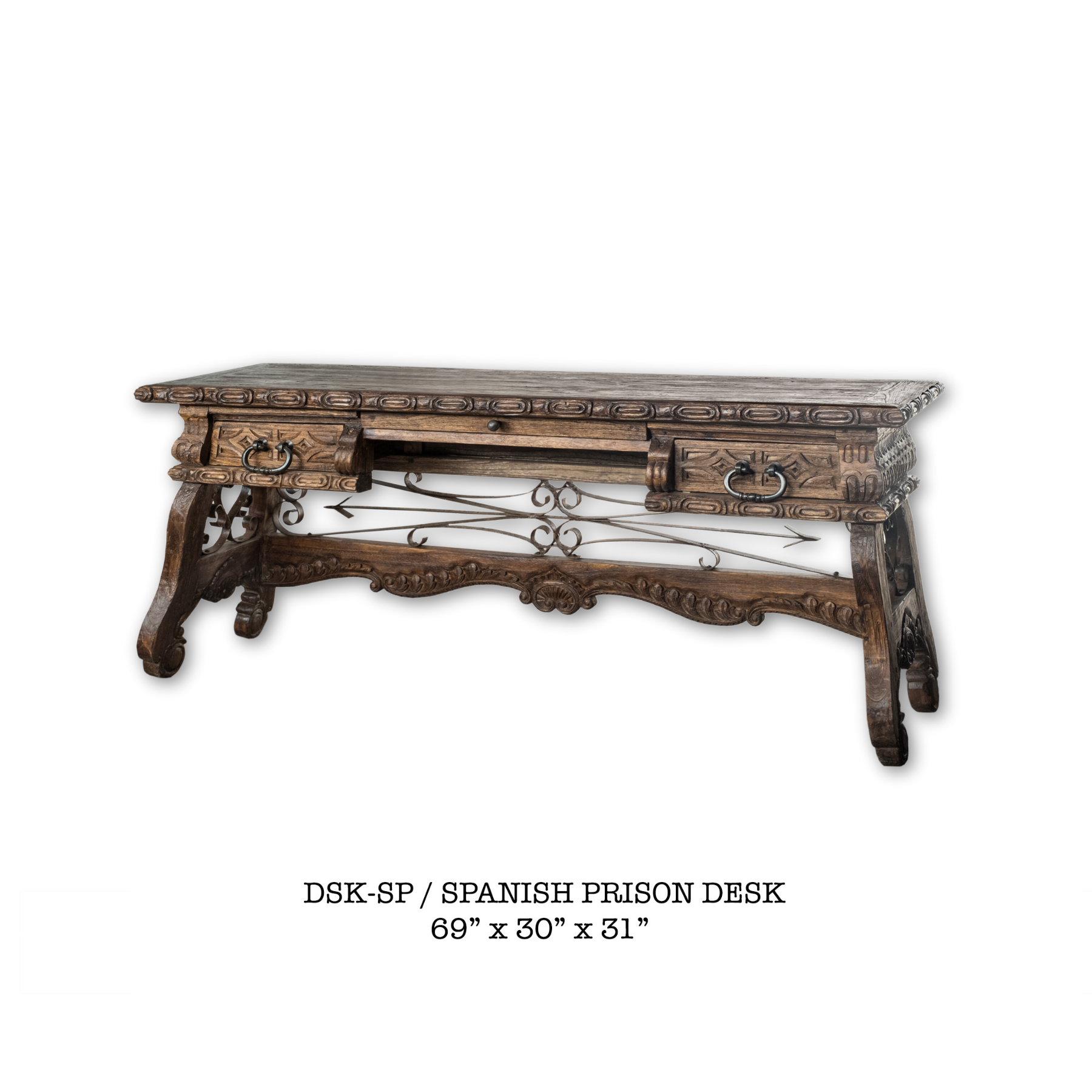 Spanish Prison Desk – Hill Country Interiors