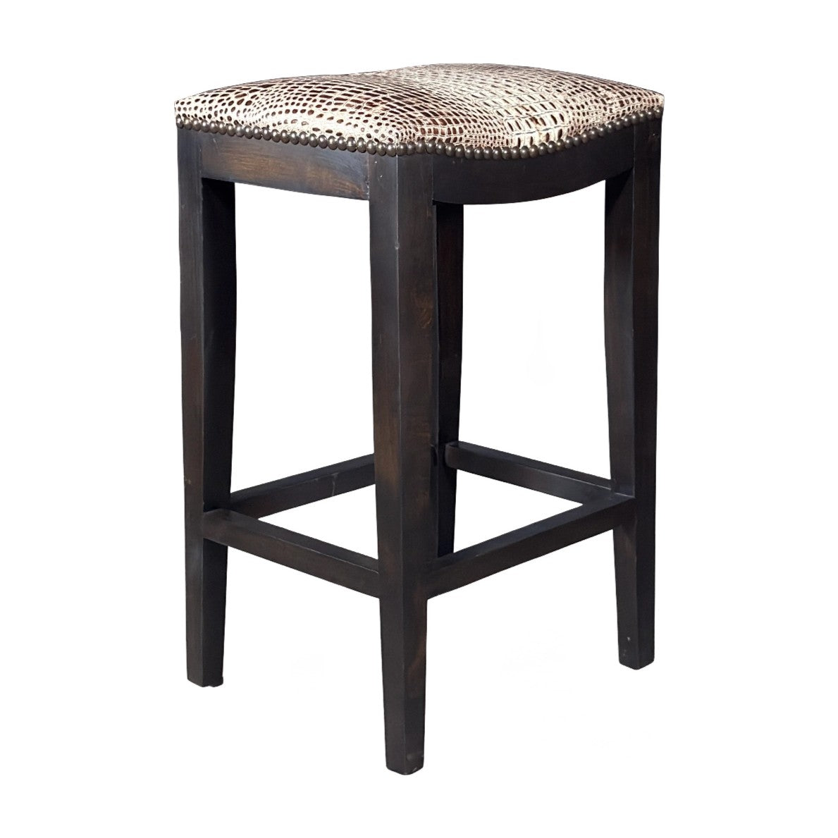 Denali Ranch Gator Marshmallow Stool – Hill Country Interiors