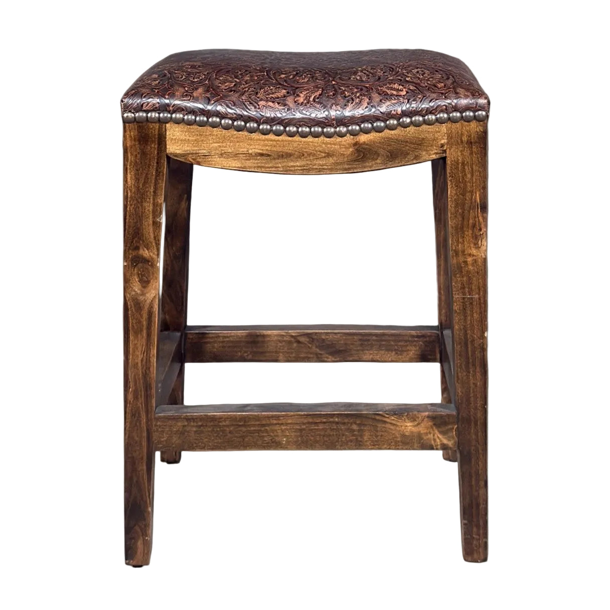 Denali Ranch Cowboy Tooled Stool – Hill Country Interiors